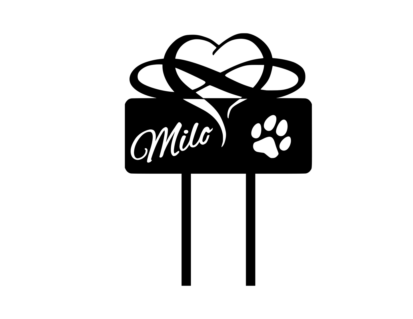 z- Custom Metal Sign - Milo – MetalWORDart